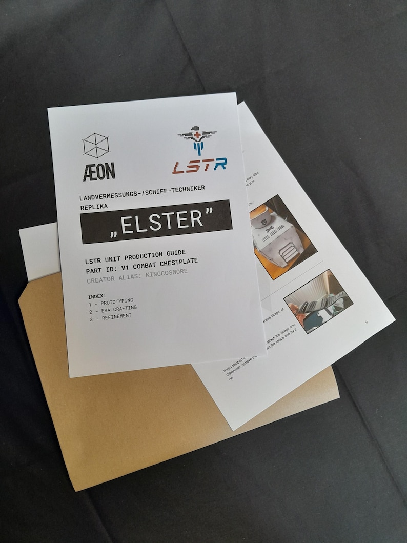 SIGNALIS LSTR Chestplate Armour Cosplay Blueprint and Guide - Etsy