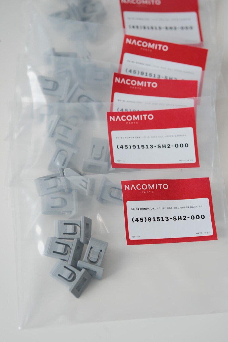88-91 Honda CRX Side Skirt Clips 91513-SH2-000 - Etsy