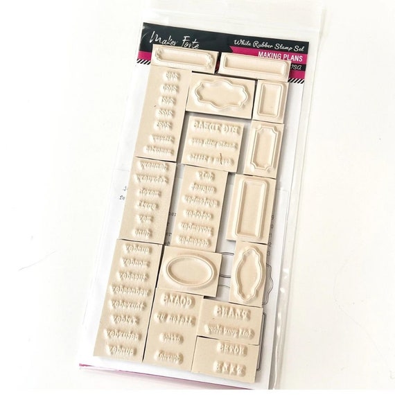 Making Plans Rubber Stamp Set - Etsy