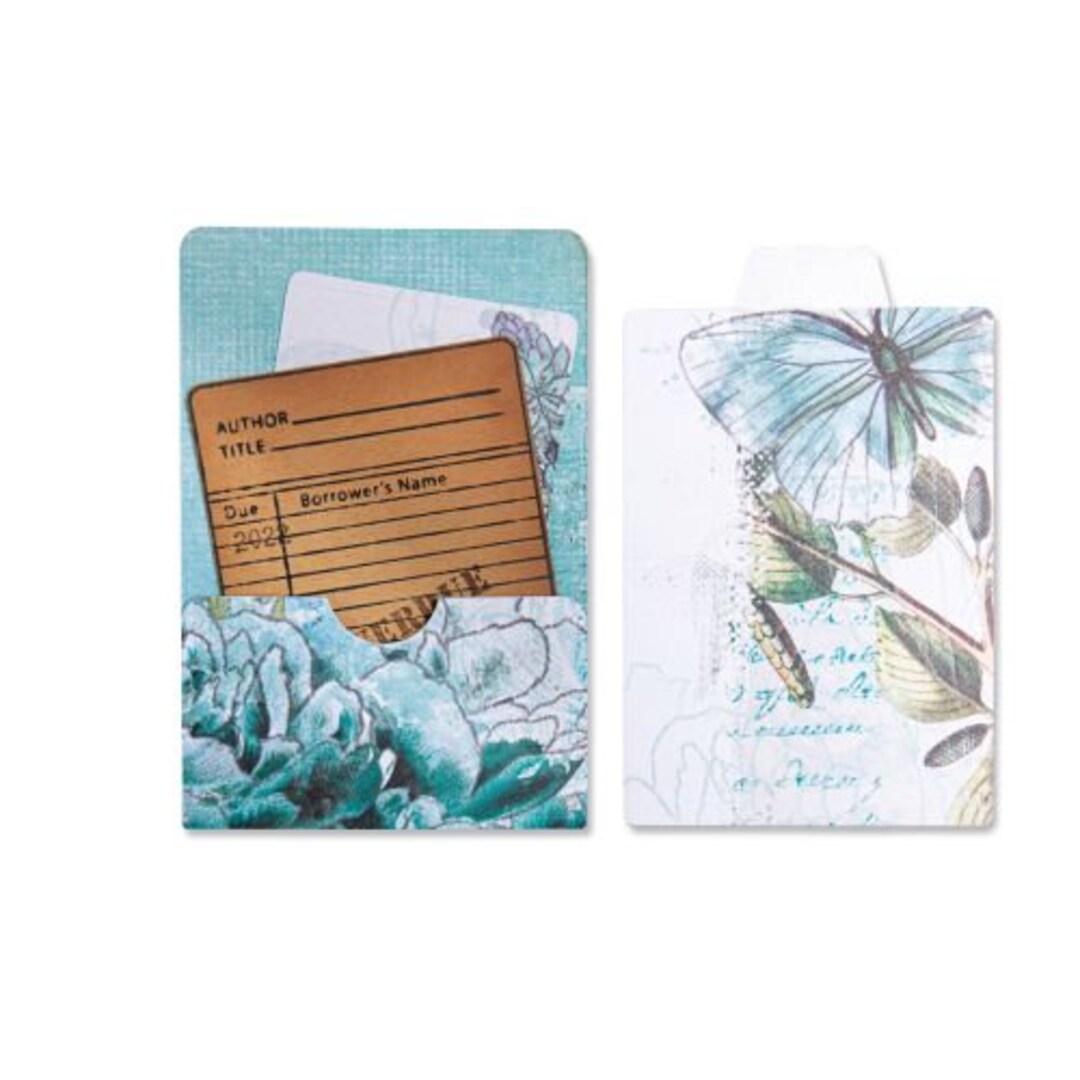 Thinlits Library Pocket, ATC Card & Tab - Etsy