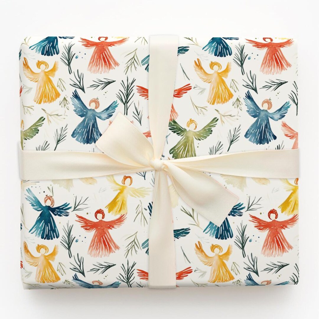 Herald Angels Sing Wrapping Paper - Etsy