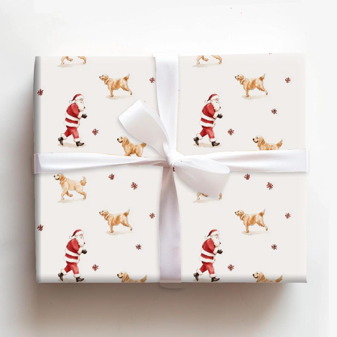 Golden Wishes Wrapping Paper - Etsy