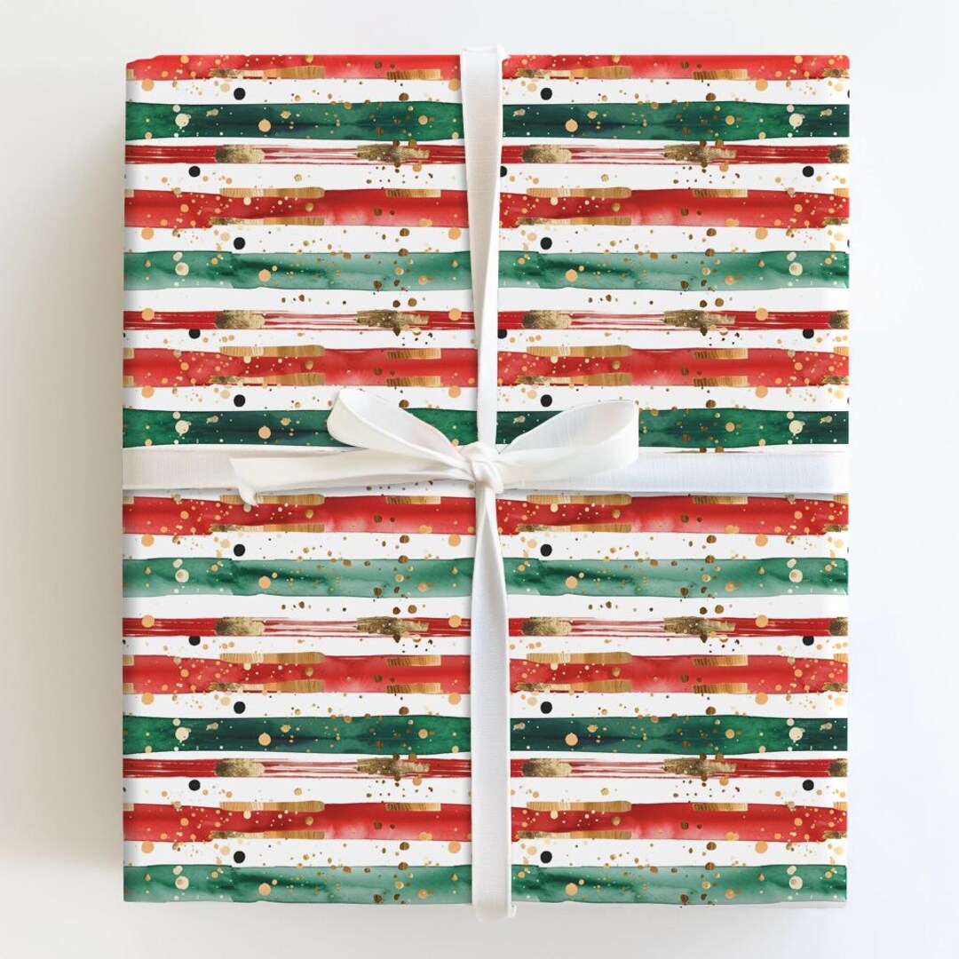 Smell the Pepermint Wrapping Paper - Etsy