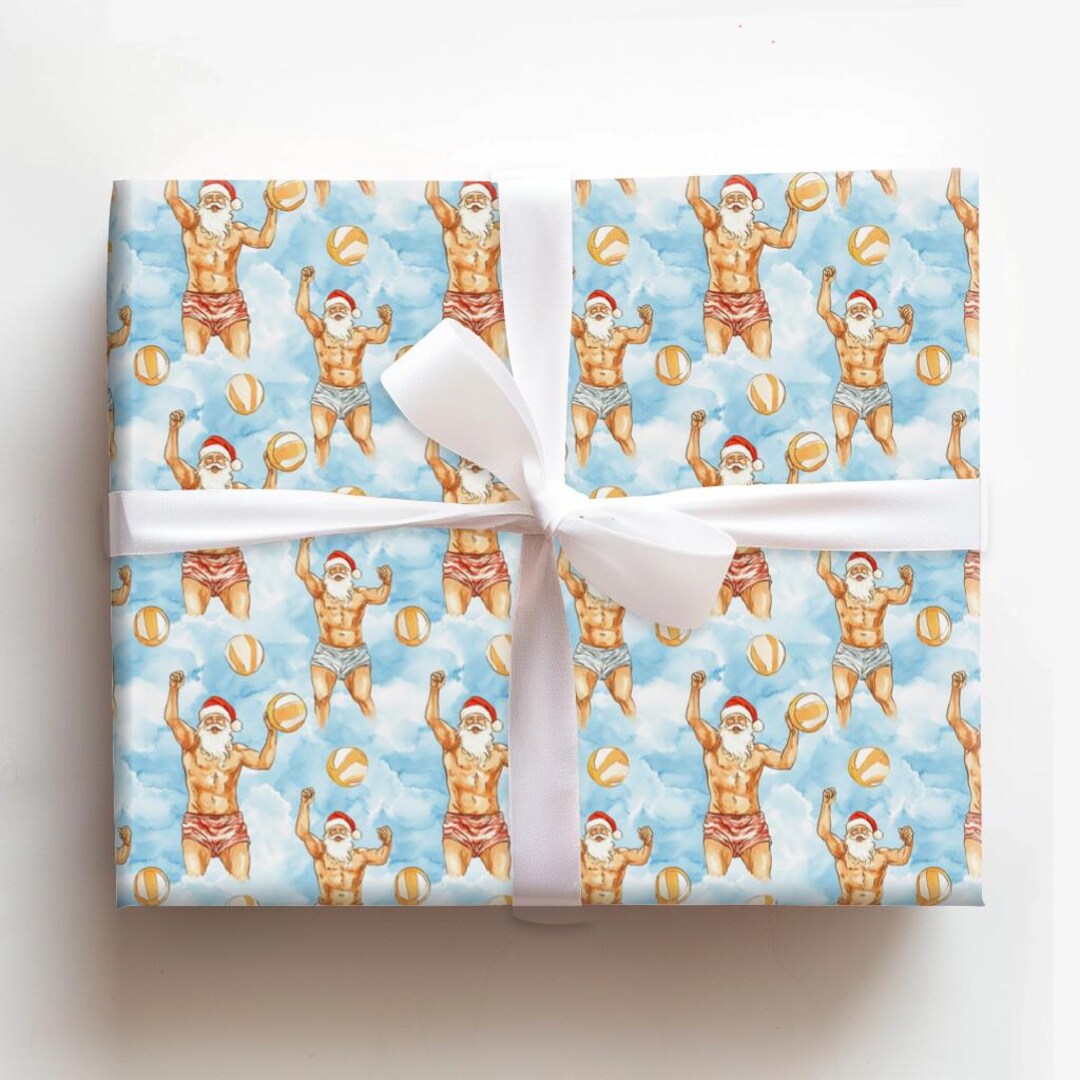 Jolly Jump Serve Wrapping Paper - Etsy