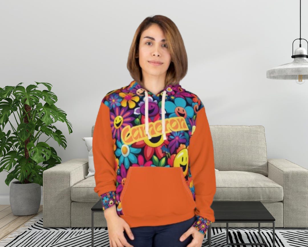NEON Colors Personalized Hoodie Sweatshirt, Personalized Hoodies ...