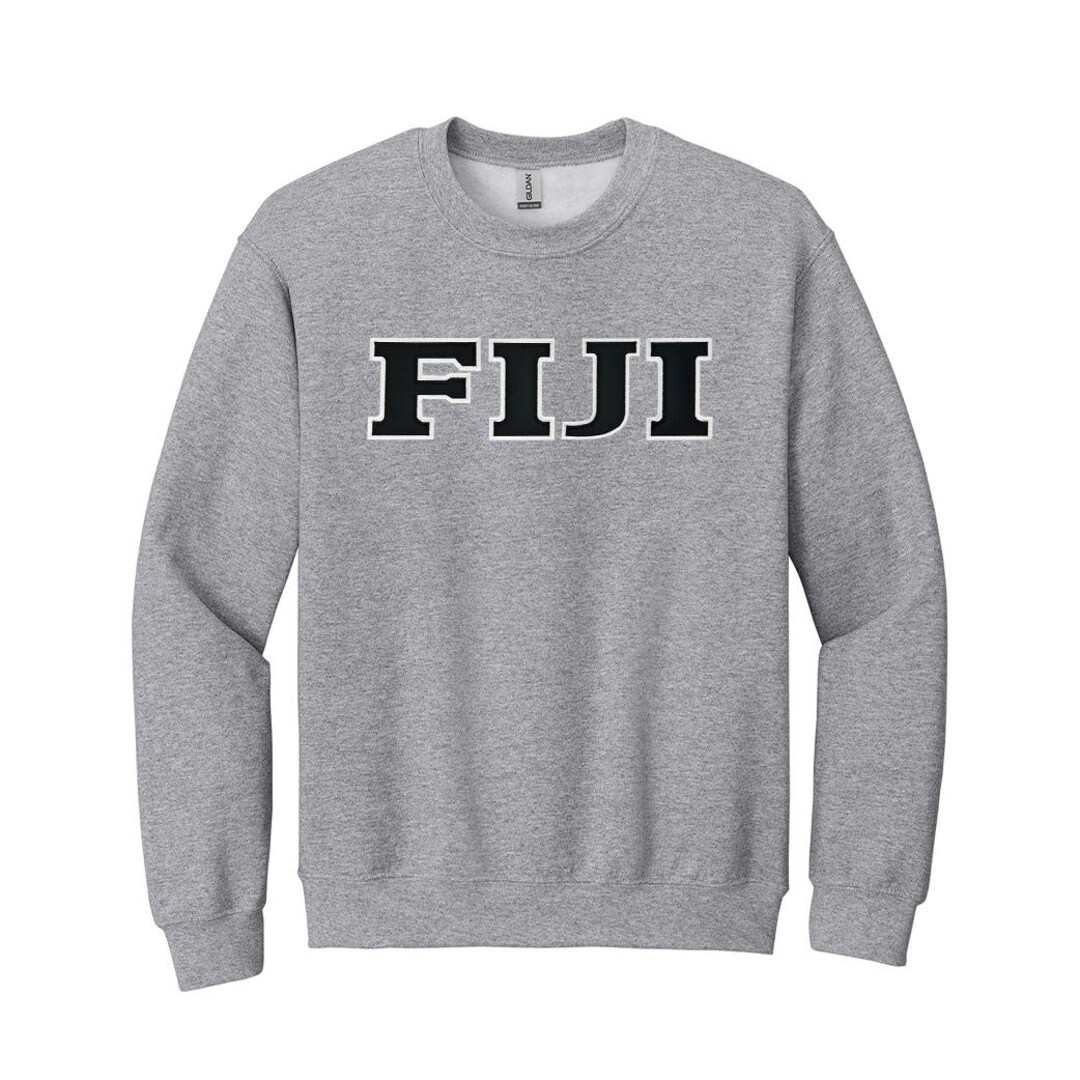 FIJI Fraternity Greek Letter Crewneck Sweatshirt - Etsy
