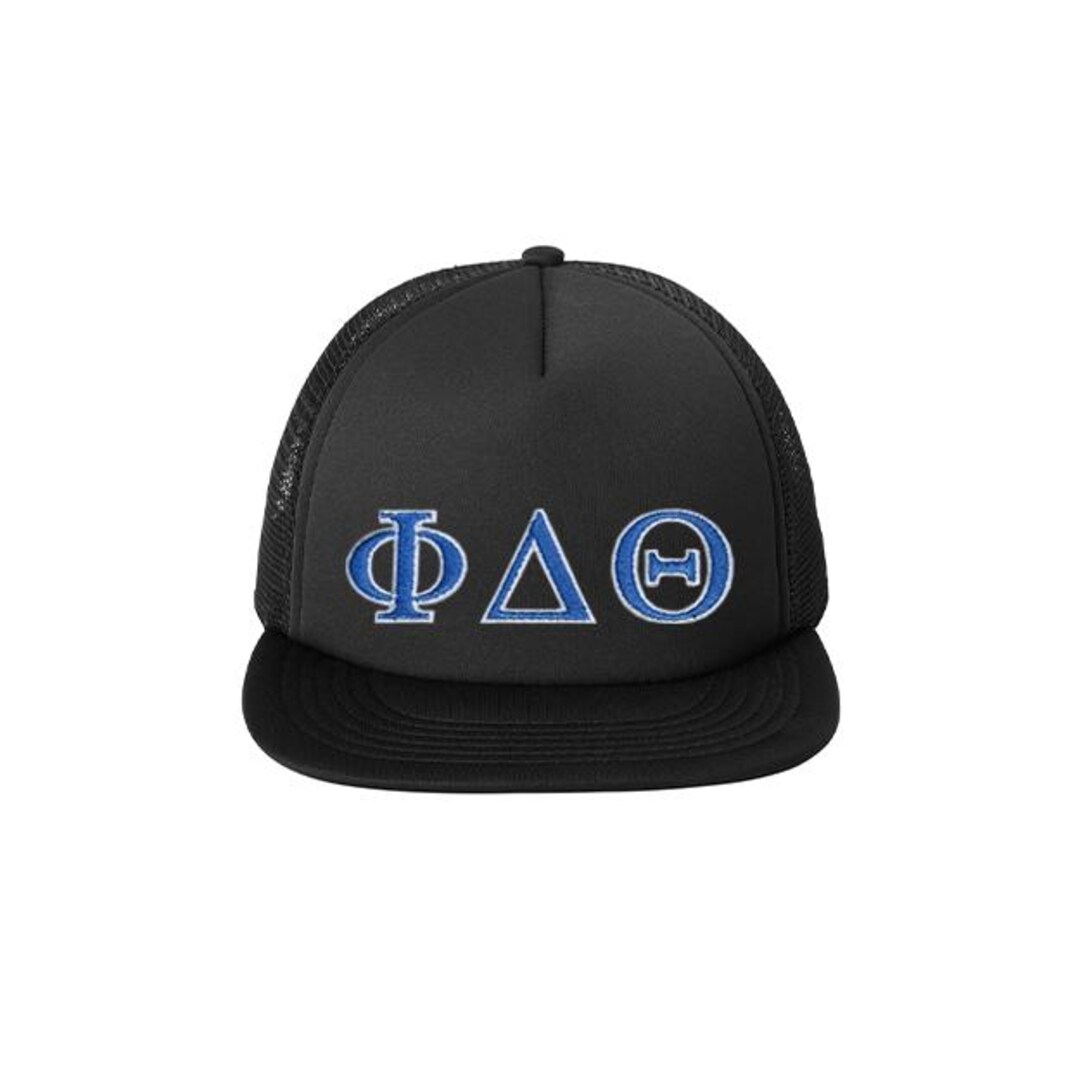 Phi Delta Theta Fraternity Foam Trucker Hat Embroidered Greek Letters ...