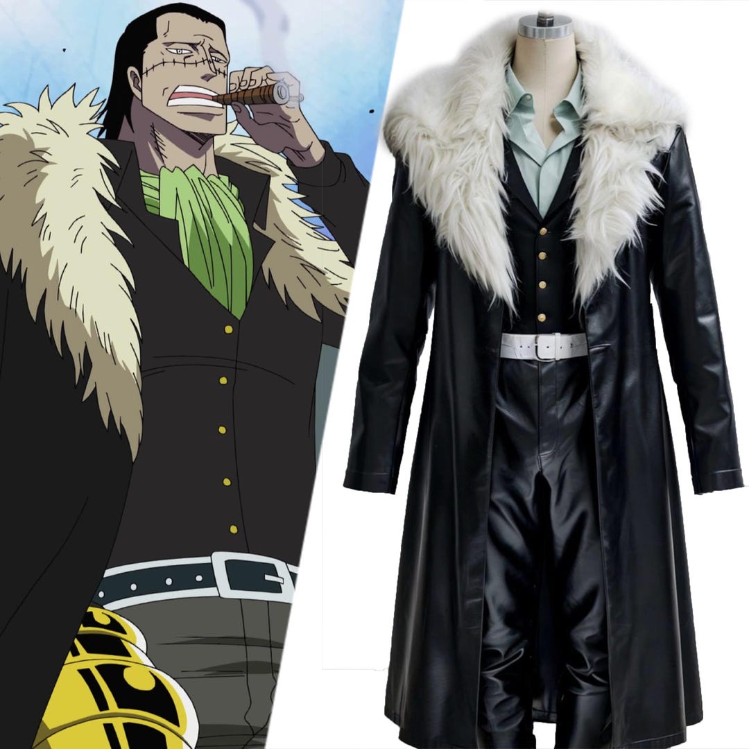 Nightwing Crocodile Leather Coat, One Piece Cosplay Costume, Dick ...