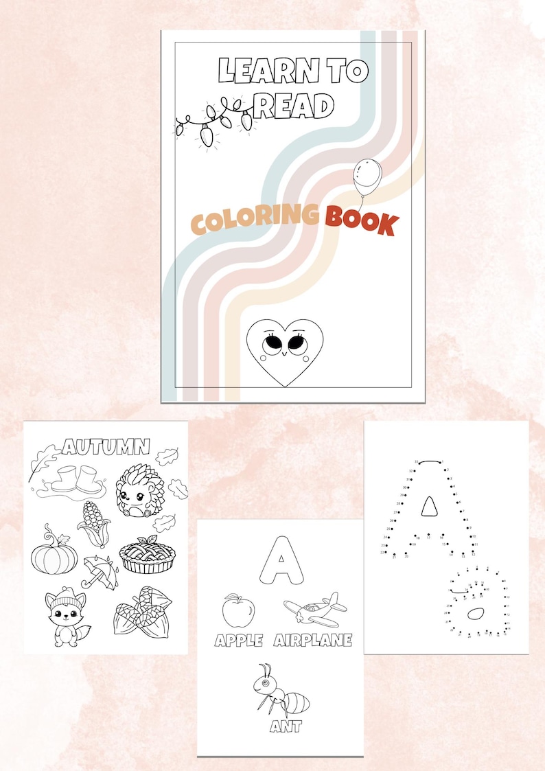 ABC Coloring Book for Kids | Alphabet Learning Printable | Educational ...