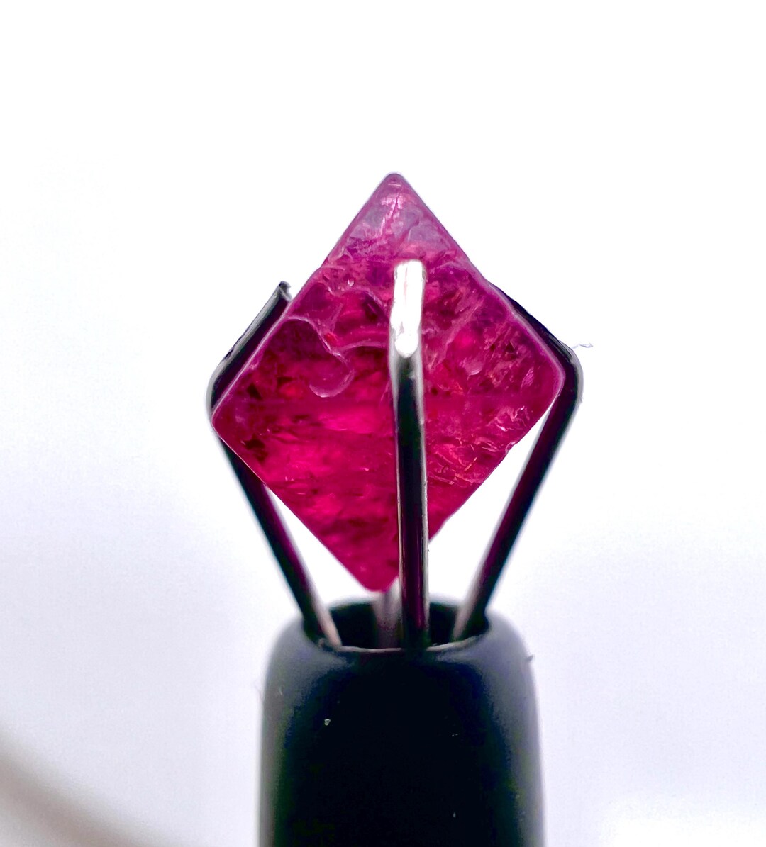 1.13 Ct Rare Octahedral Natural Red Spinel - 6.69 X 6.63 X 6.61 Mm ...