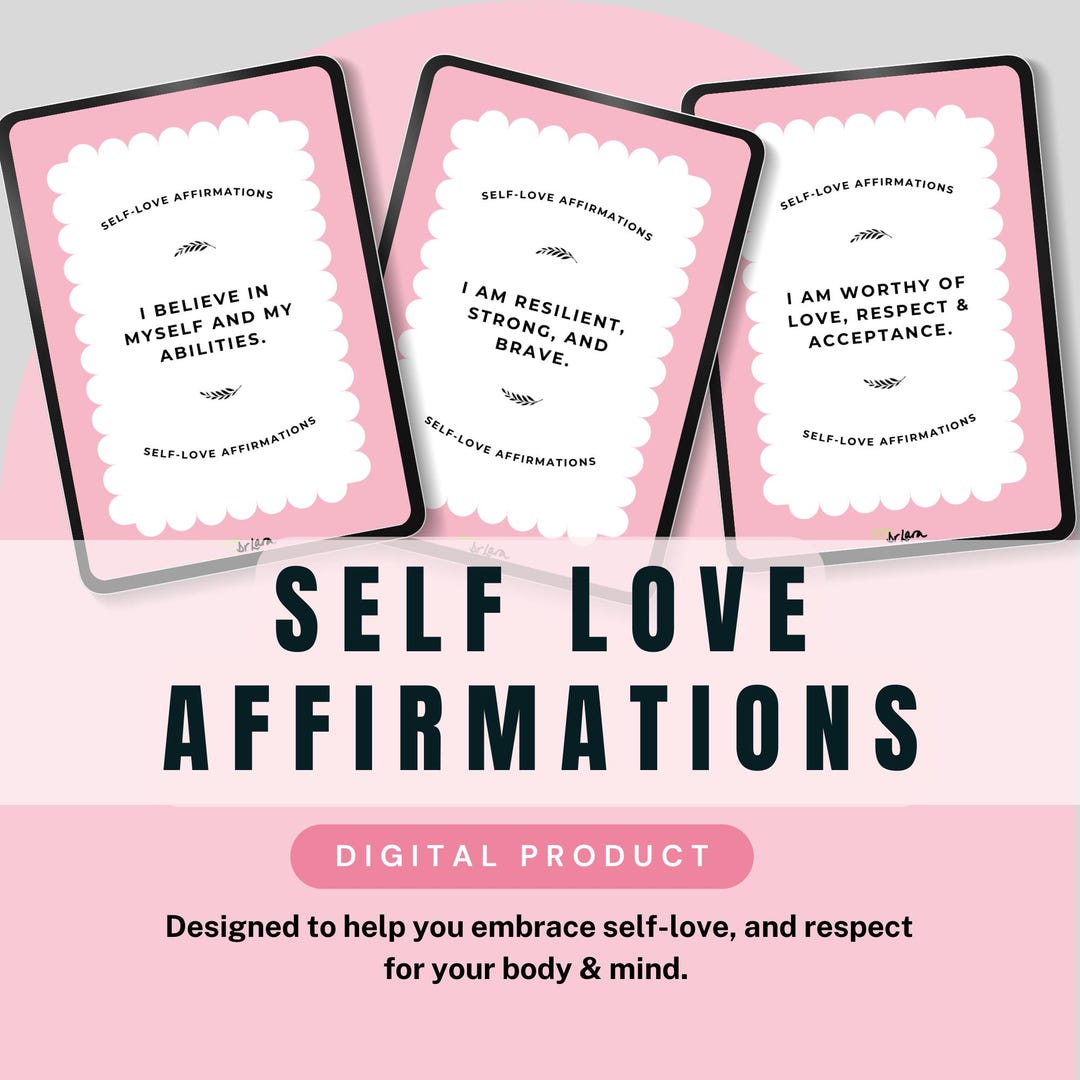 18 Self-love Affirmations, Wallpaper for Your Phone, Daily Motivation ...