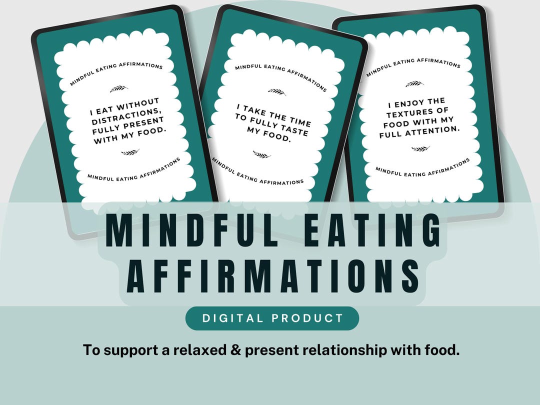 Positive Affirmations, Mindful Eating, Wallpaper for Phone, Daily ...