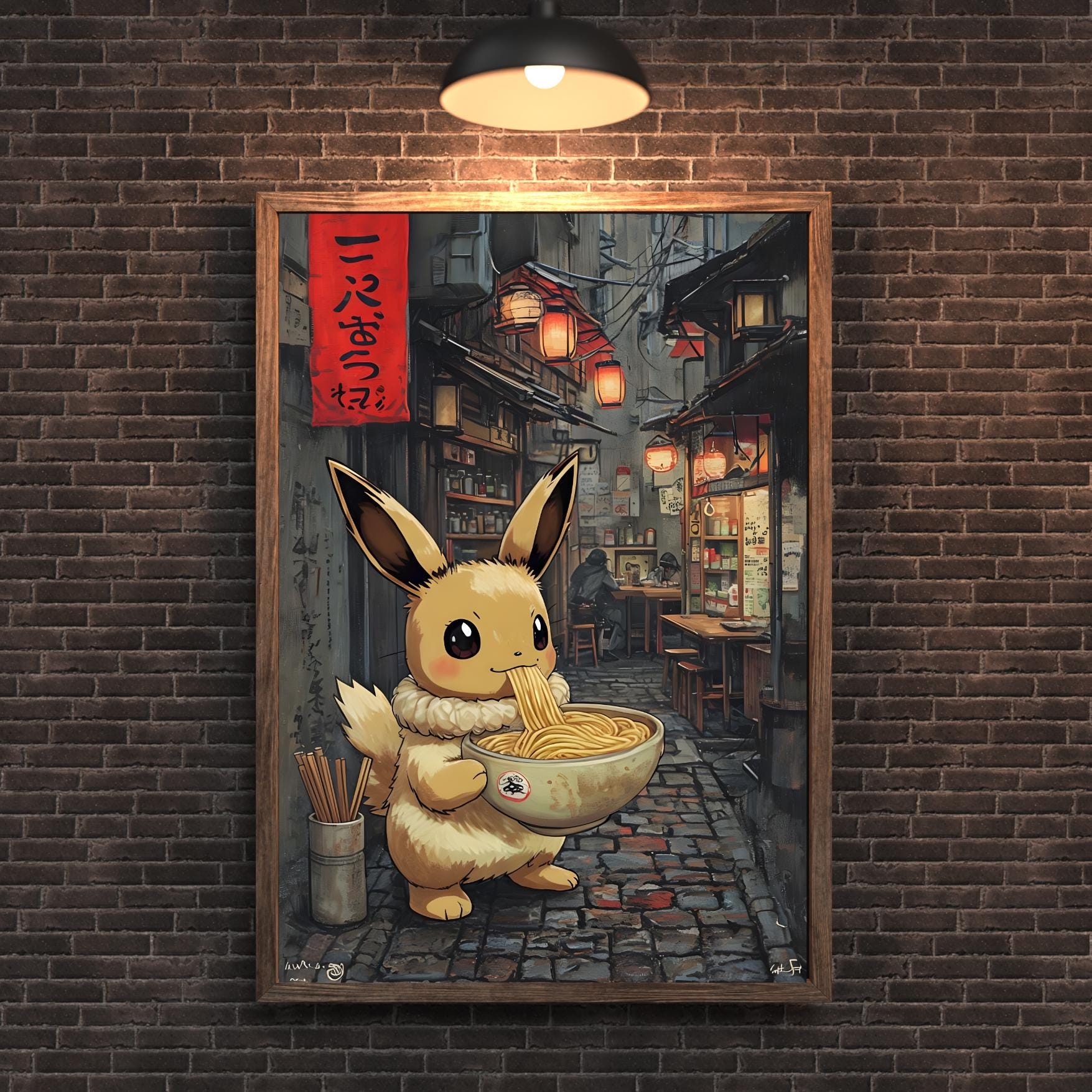 Pokemon Ramen Series Poster: Japanese Style Pokemon Inspired Artwork ...