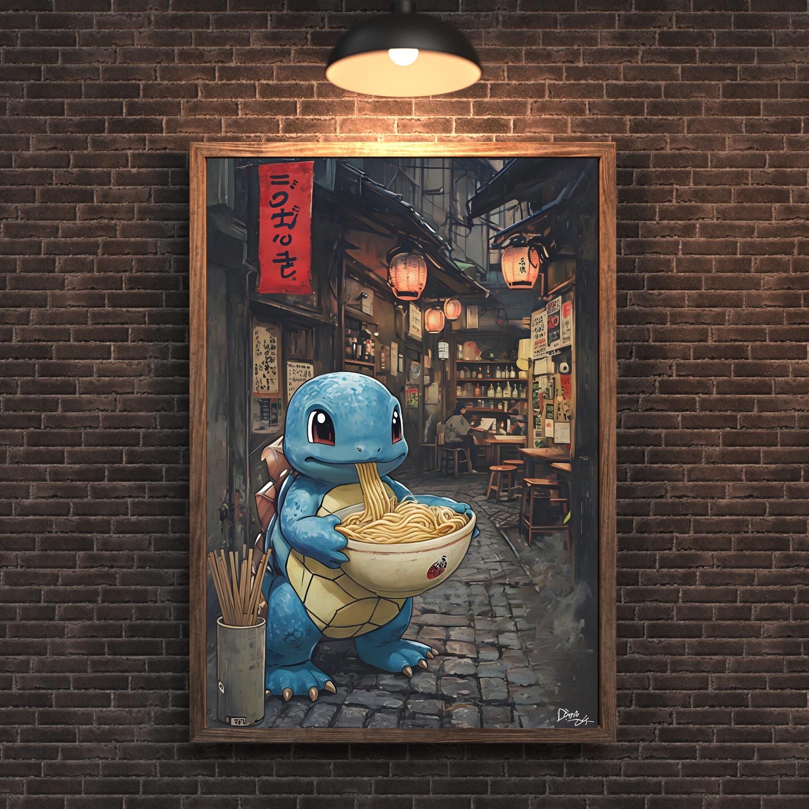 Pokemon Ramen Series Poster: Japanese Style Pokemon Inspired Artwork ...