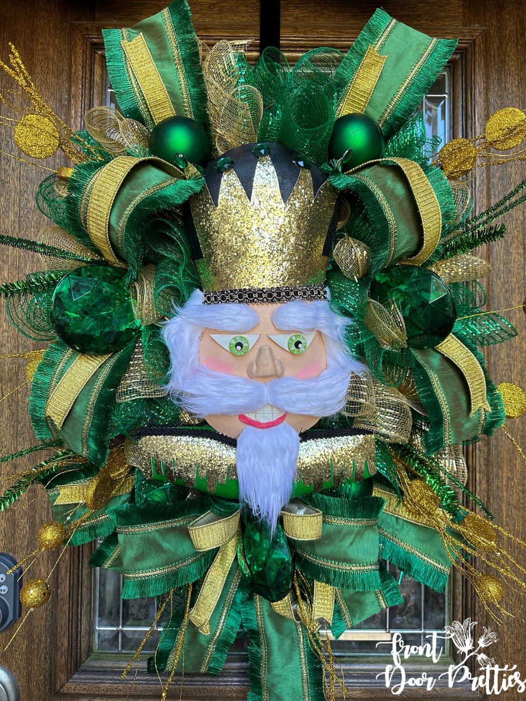 Wicked Nutcracker Wreath, Christmas Wreath, Christmas Decor, Christmas ...