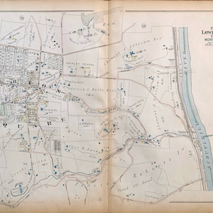 Merion Square Map, Original 1926 Main Line Atlas Map, Lower Merion ...