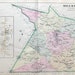 Millstone Township Map, Original 1889 Monmouth County Atlas ...