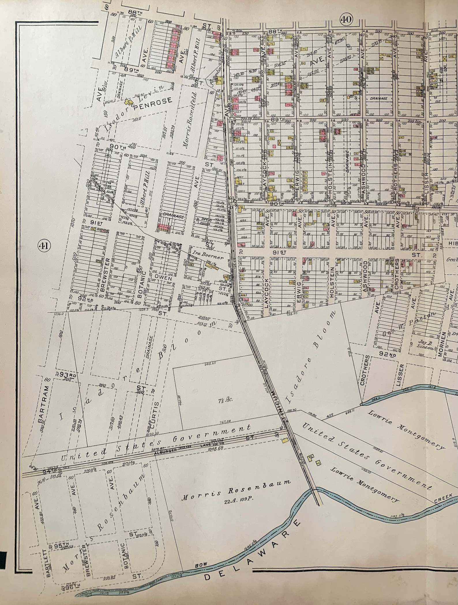 Hog Island Map, Original West Philadelphia Atlas, Eastwick Map - Etsy