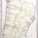 Greenburgh Antique Map Original 1867 Hand Colored Atlas Map - Etsy