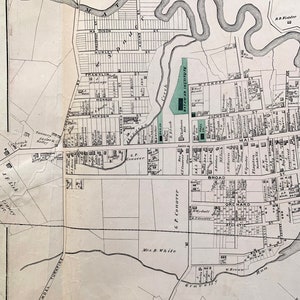 Matawan New Jersey Map, Original 1873 Monmouth County Atlas, Raritan ...