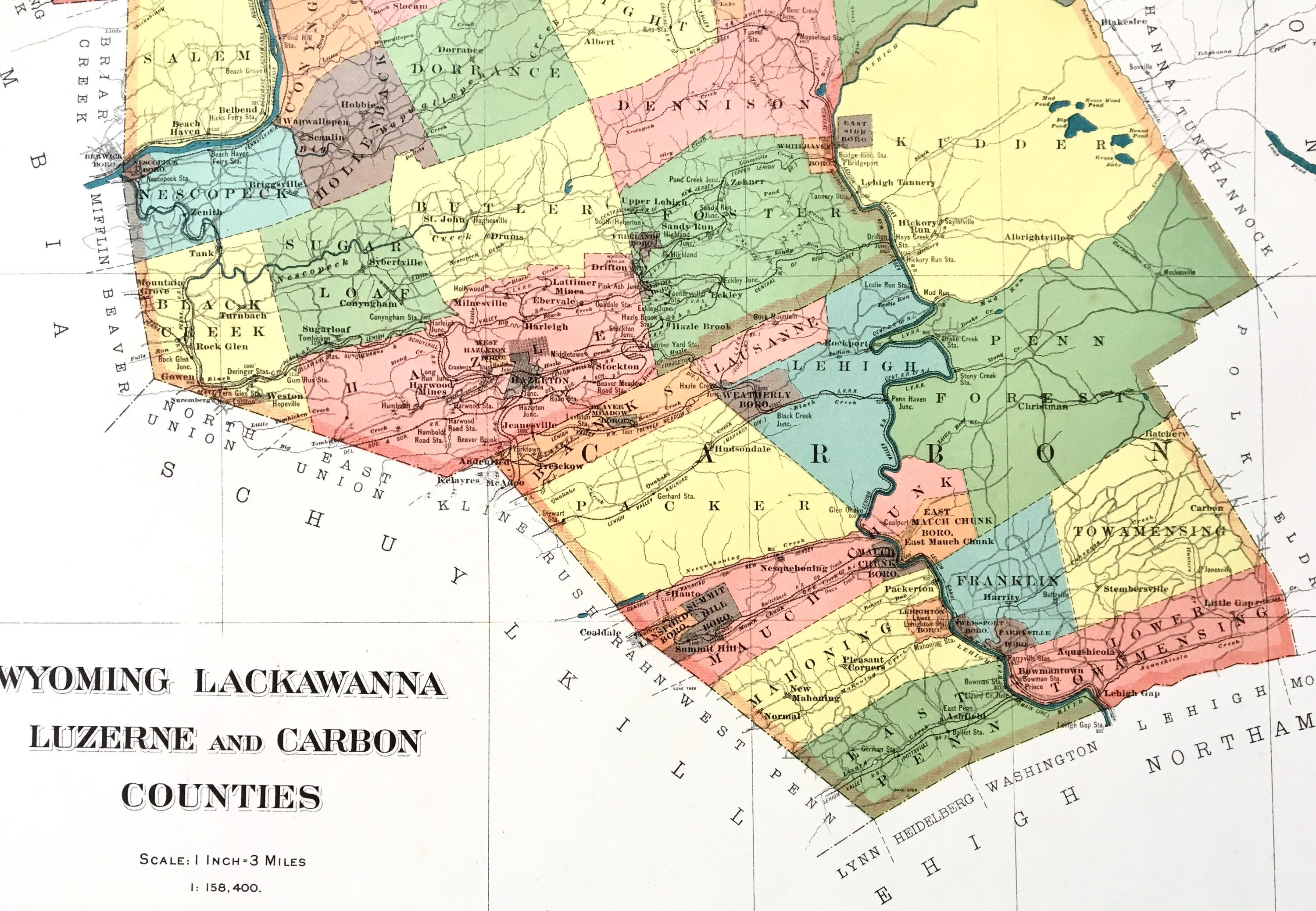 Luzerne County Pennsylvania Map