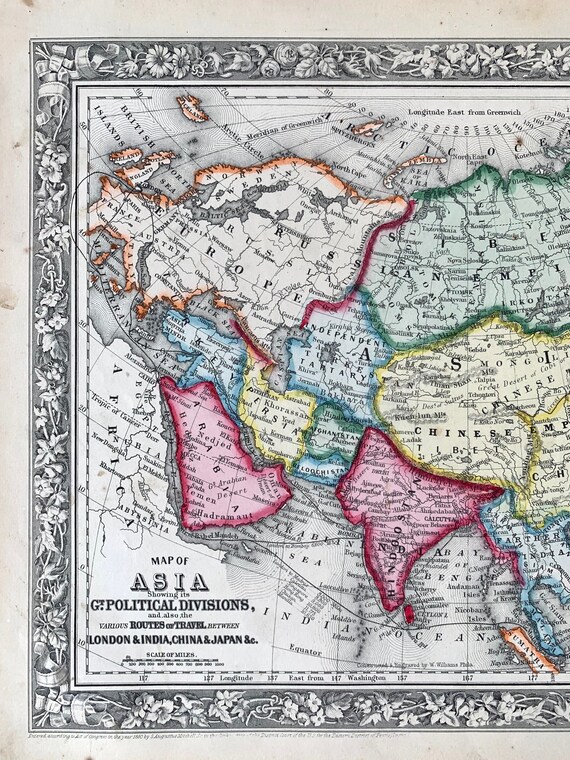 Blank Asia Map Atlas