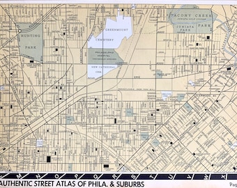 Juniata Park Map Northeast Philadelphia Map Fairhill Map - Etsy