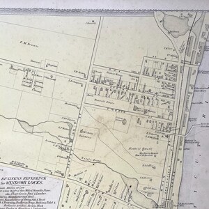 Windsor Locks Map, Original 1869 Hartford County, Connecticut Atlas ...