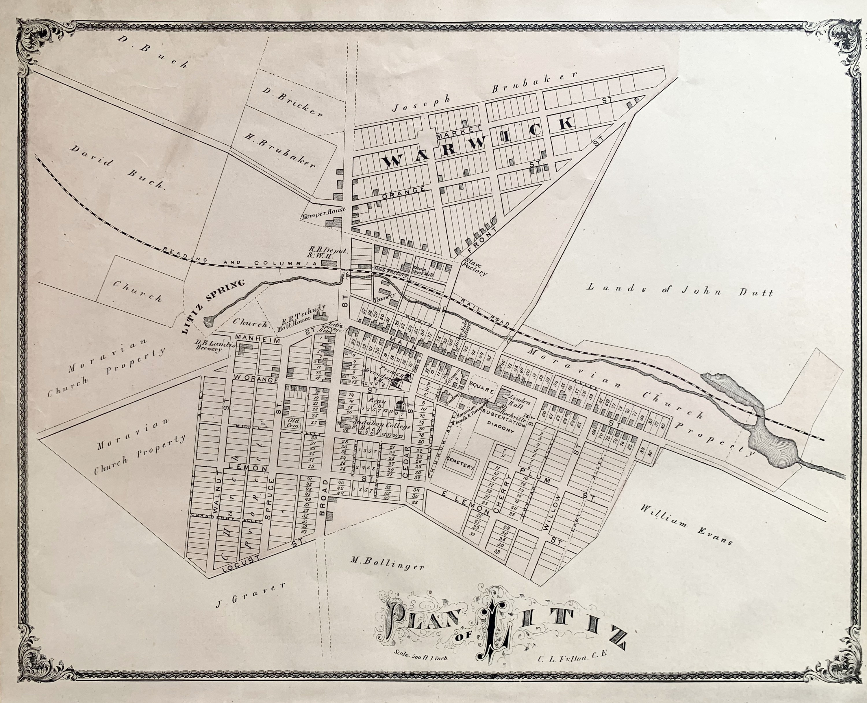 Map Of Lititz Pa Area at Michelle Major blog