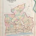 Chester Township Map Original 1892 Delaware County Atlas Map - Etsy