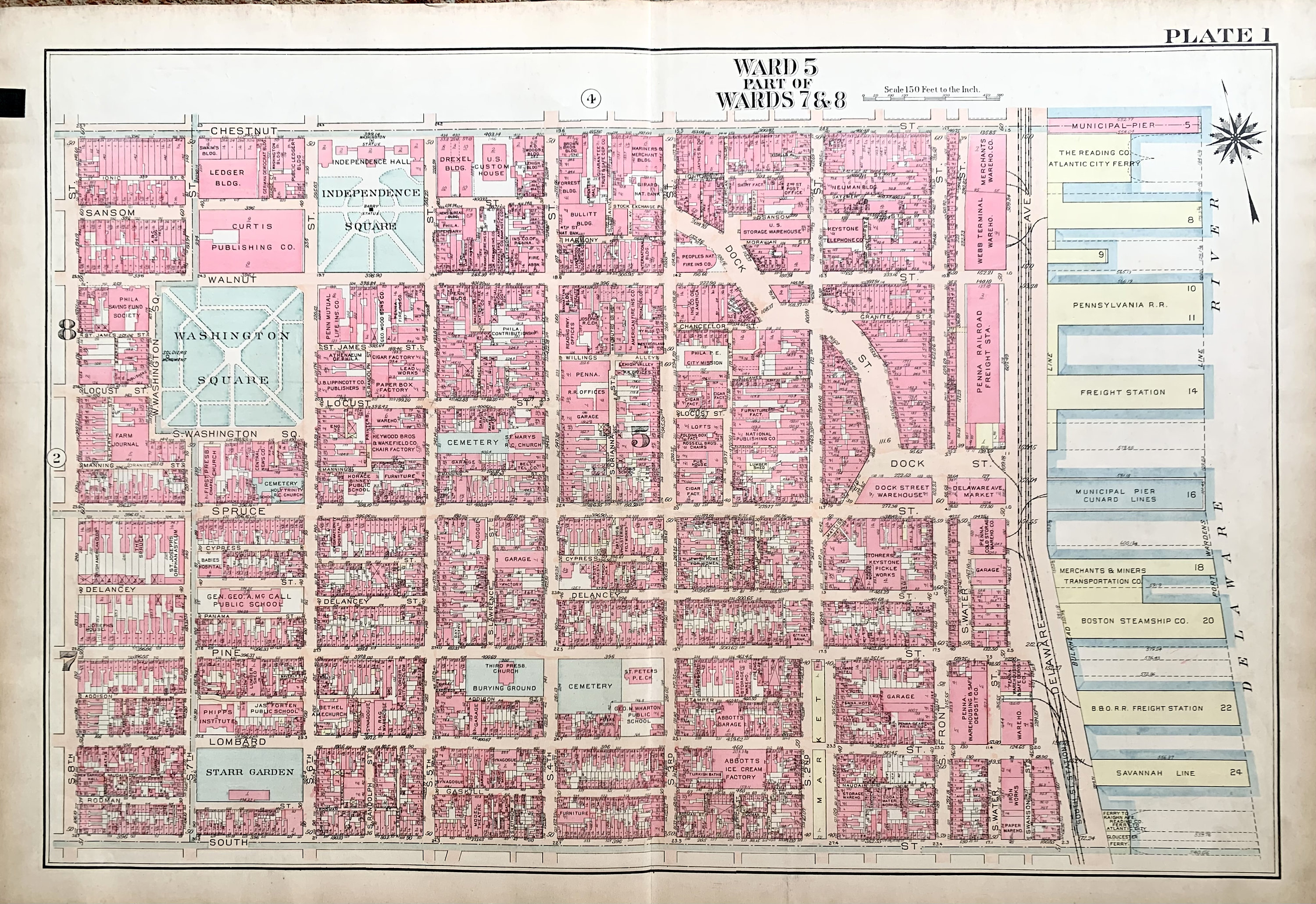 Historic Philadelphia Map