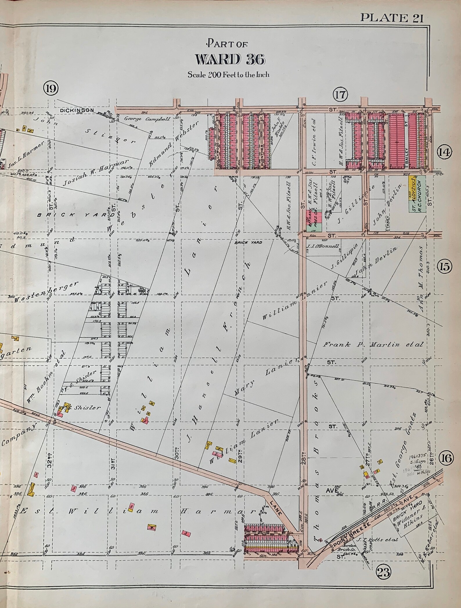 Grays Ferry Map Original 1909 City of Philadelphia Atlas Map - Etsy