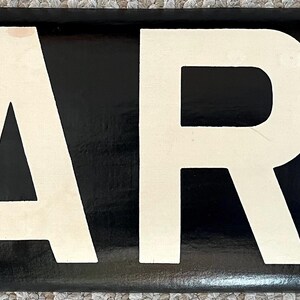 Ballard Sign, Vintage 1950s Seattle Washington Trackless Trolley Bus ...