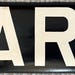 Ballard Sign, Vintage 1950s Seattle Washington Trackless Trolley Bus ...