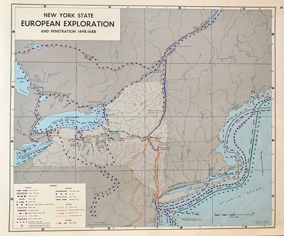 European Explorers Map