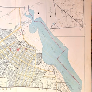 Wall Township Map, Original 1941 Monmouth County New Jersey Atlas ...