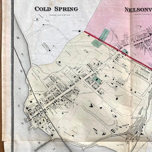 Cold Spring Map, Original 1867 State of New York Atlas, Nelsonville Map ...