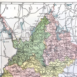 County of Longford 1902 Atlas of Ireland Map Granard - Etsy