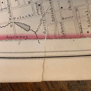 Chestnut Hill Map Original 1877 Philadelphia and Environs - Etsy