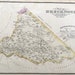 Brecknock Township Map, Original 1875 Lancaster County Atlas ...
