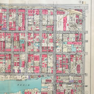 Atlantic City Map, Original 1938 Absecon Island Atlas, Gardners Basin ...