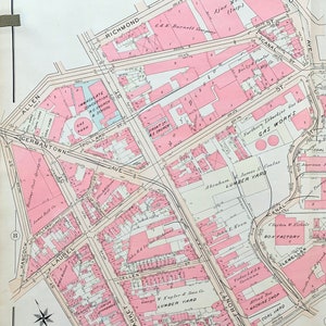 Fishtown Map, Northern Liberties Map, Original 1909 City of ...