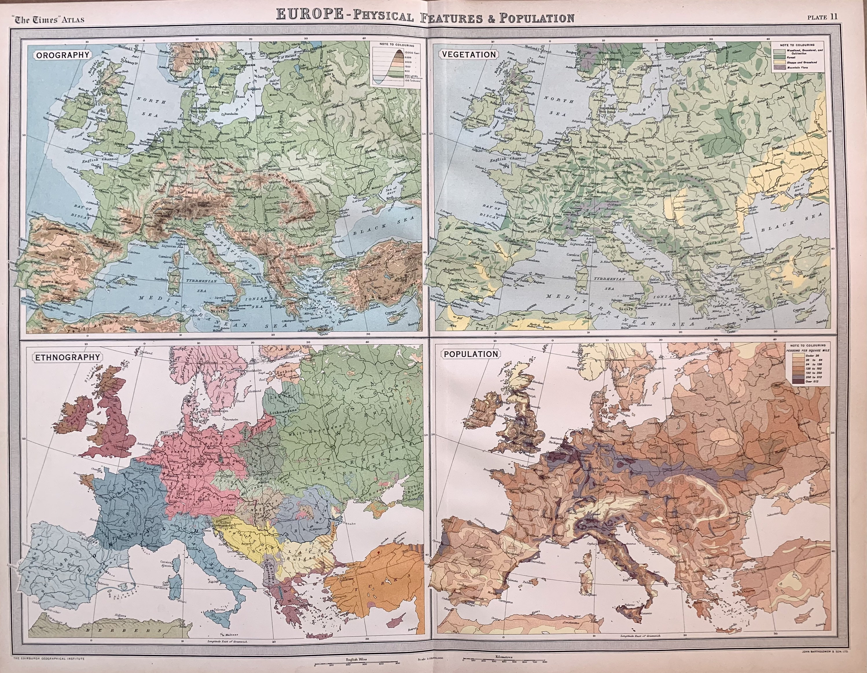 Population Map Of Europe