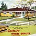 Vintage House Plan Poster, Original 1950s Weyerhaeuser Mid Century ...