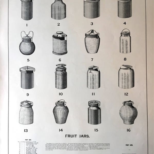 Antique Fruit Jars - Etsy