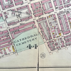 West Philadelphia Map, Original 1910 Philadelphia Atlas, Mann Music ...