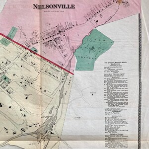 Cold Spring Map, Original 1867 State of New York Atlas, Nelsonville Map ...