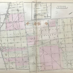 Mount Airy Map, Original 1878 Philadelphia Ward 22 Atlas, Ivy Hill ...