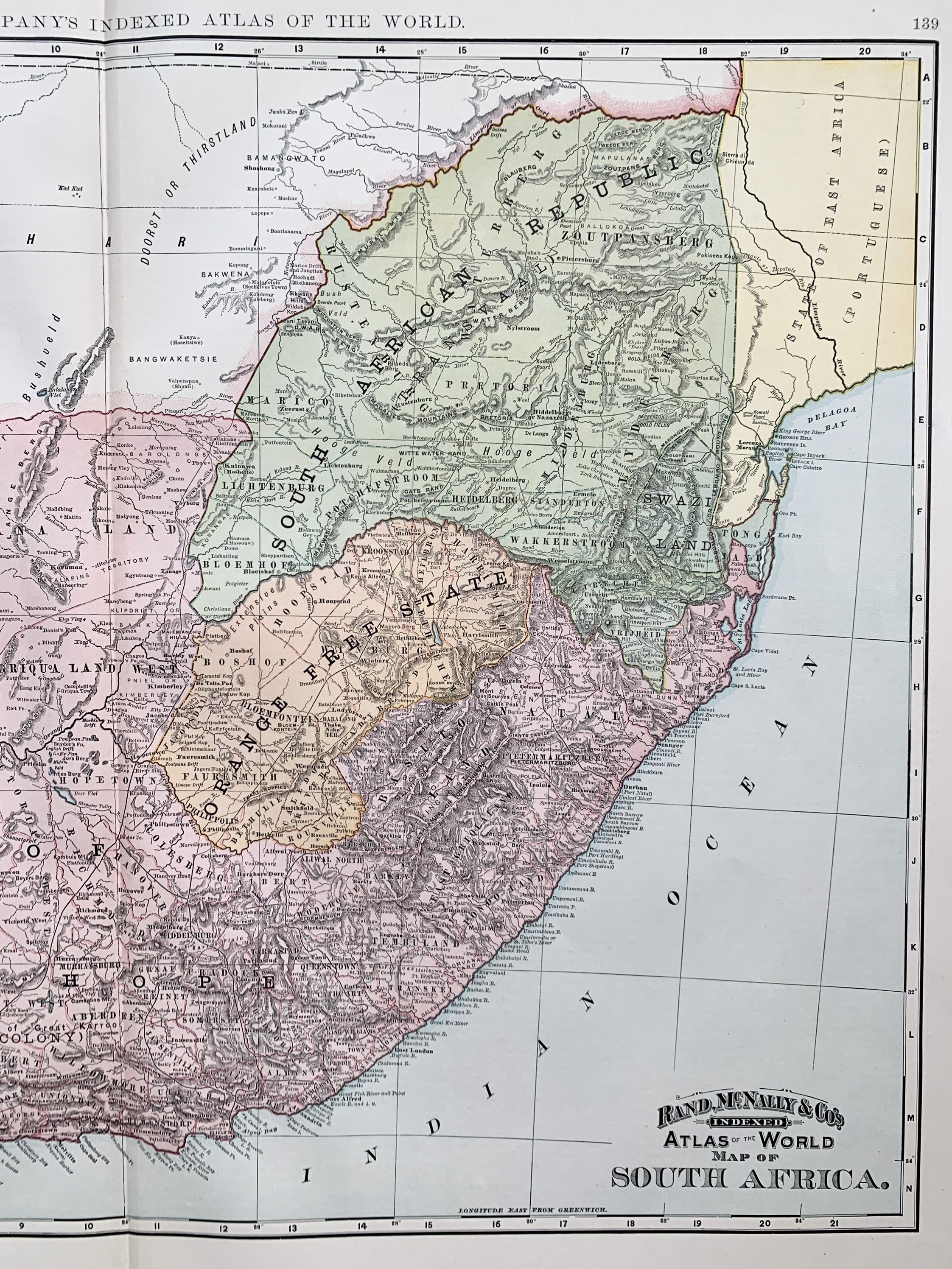 Boer War Map