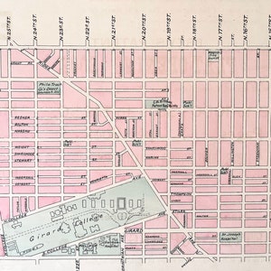 Brewerytown Map, Original 1895 Philadelphia Ward Atlas, Fairmount ...